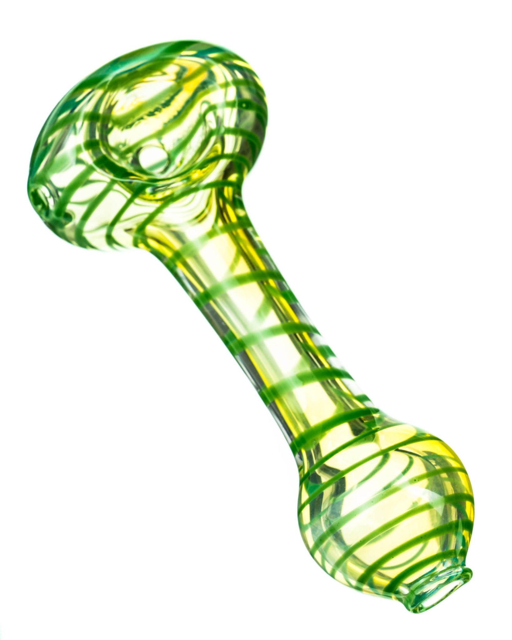 Full Spiral Fumed Mini Spoon Pipe - Weed Reader