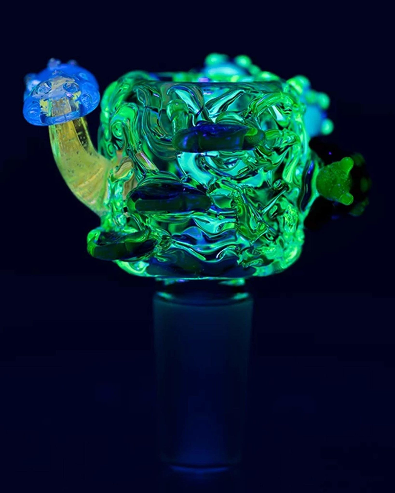 UV Reactive Cosmic Critters Bowl Piece - Weed Reader